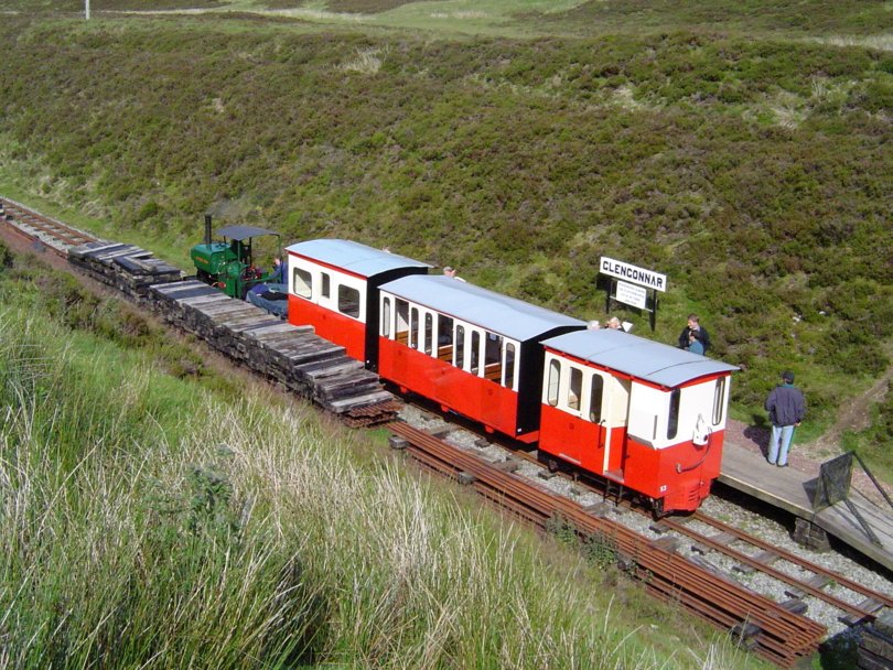 Peter Pan & train at Glengonnar - Narrow Gauge railway Photo Gallery