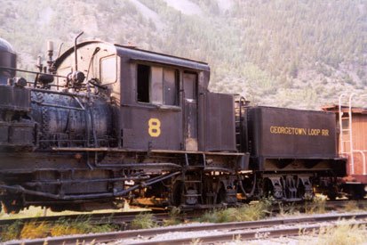 Number 8, side - Narrow Gauge railway Photo Gallery